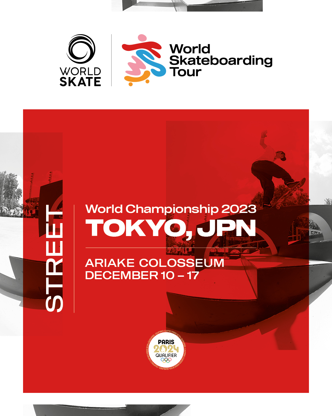 [1 Day Ticket (12/15)] World Skateboarding Tour Tokyo Street 2023 World Championship Verified ...